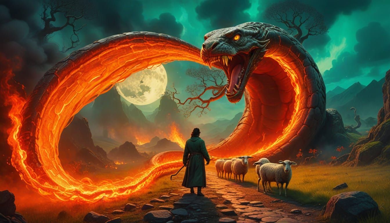 No longer captives of the ancient serpent