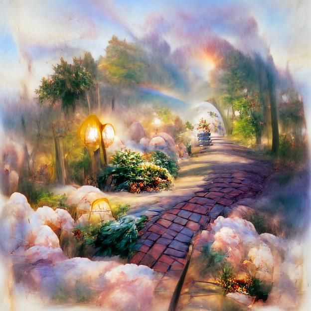 Clear Path - AI Generated Artwork - NightCafe Creator