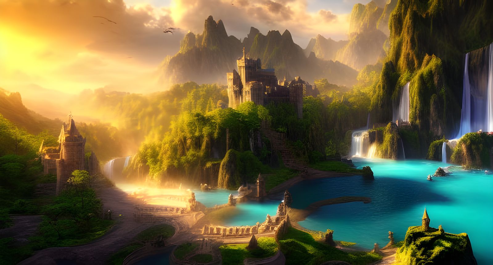 Fantasy Scapes Collection (see description) - Mediaval Fantasy ...