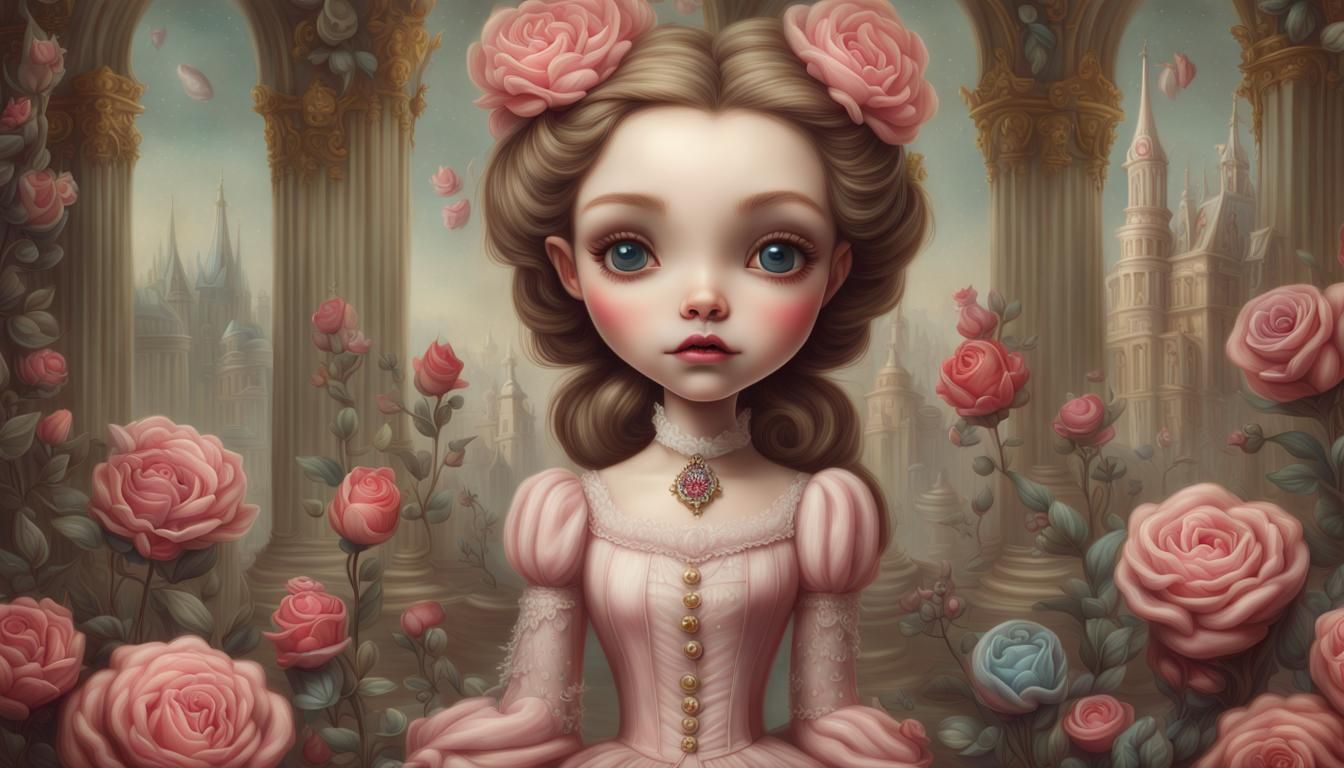 The beauty and the beast by mark ryden complex composition, detailed ...