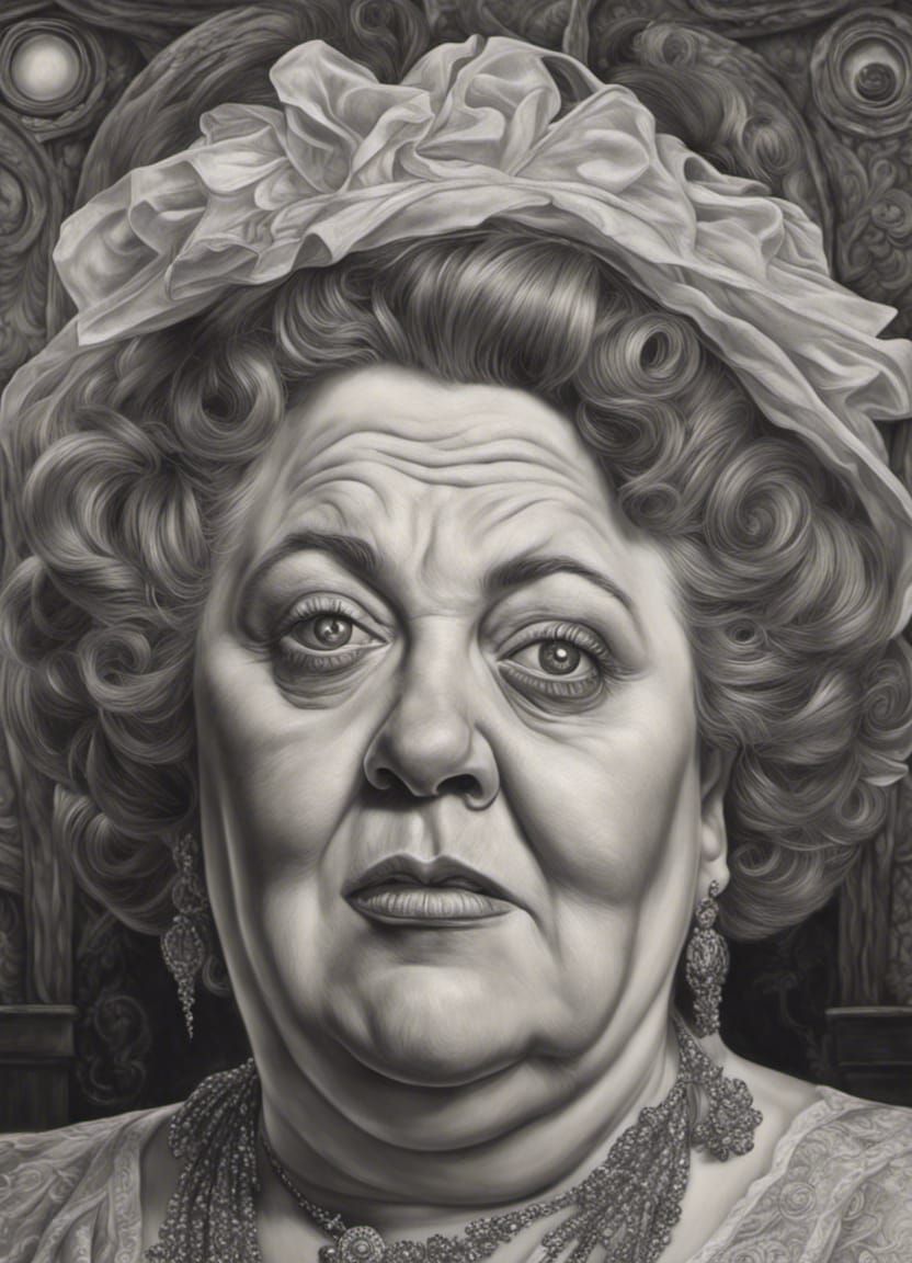 random fat lady II - AI Generated Artwork - NightCafe Creator