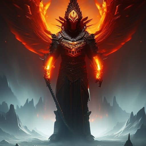 God of Fire - AI Generated Artwork - NightCafe Creator