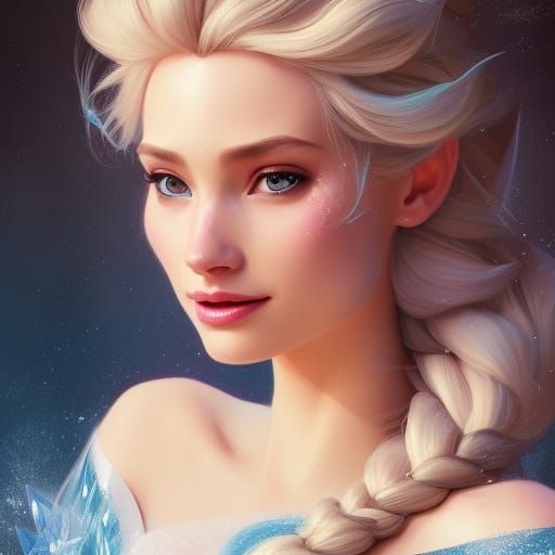 Elsa - AI Generated Artwork - NightCafe Creator
