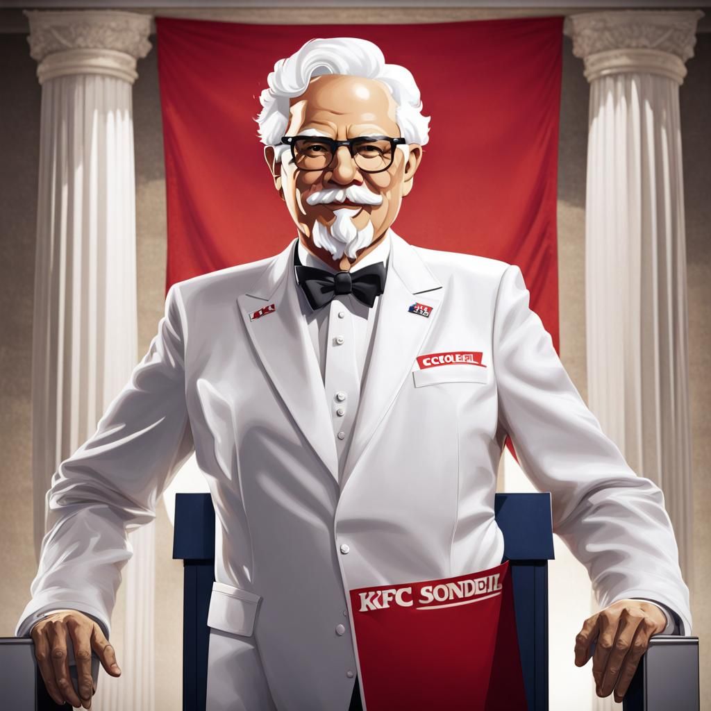 Kfc colonel sanders (for president) - AI Generated Artwork - NightCafe ...