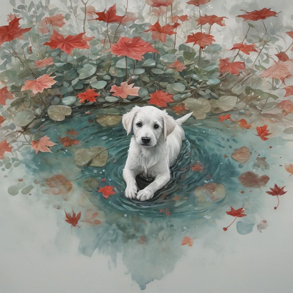 Love Puddle - AI Generated Artwork - NightCafe Creator