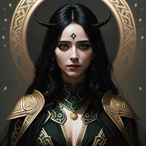 Female Loki - AI Generated Artwork - NightCafe Creator