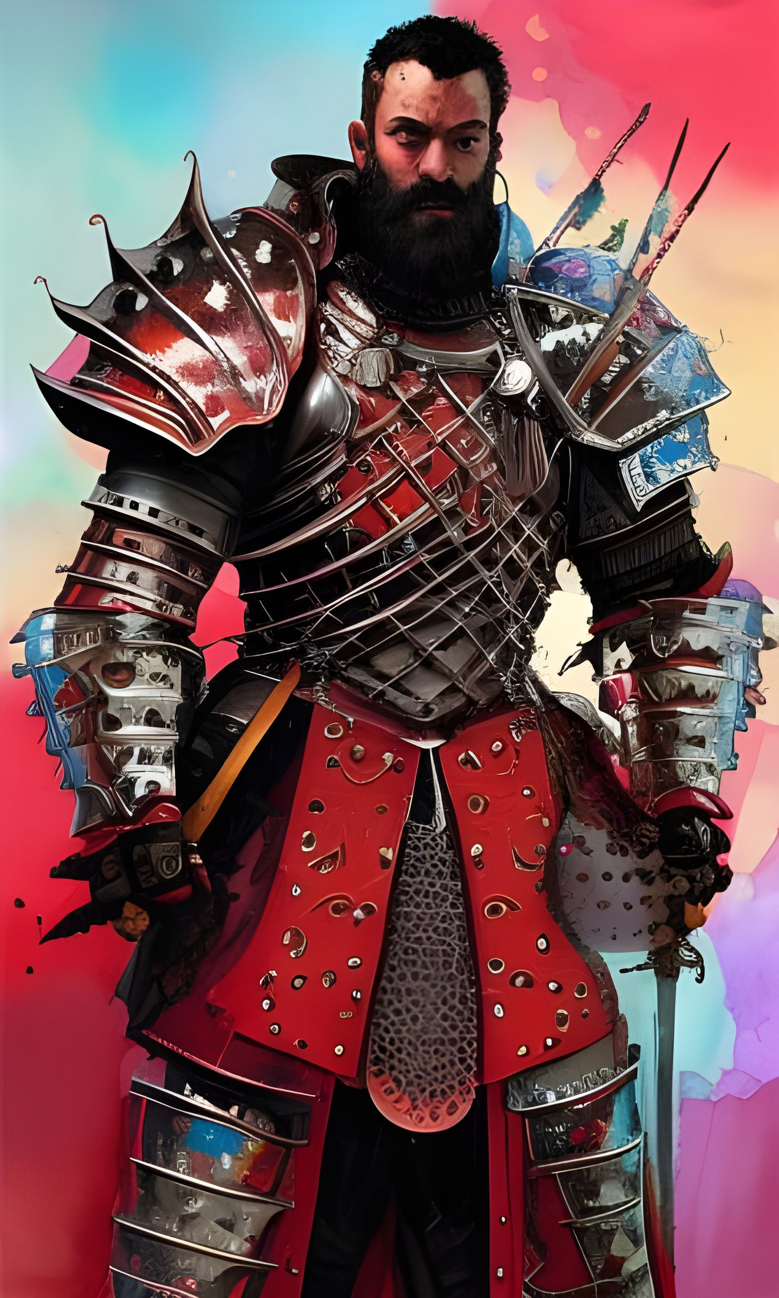 Crimson Castillian - AI Generated Artwork - NightCafe Creator