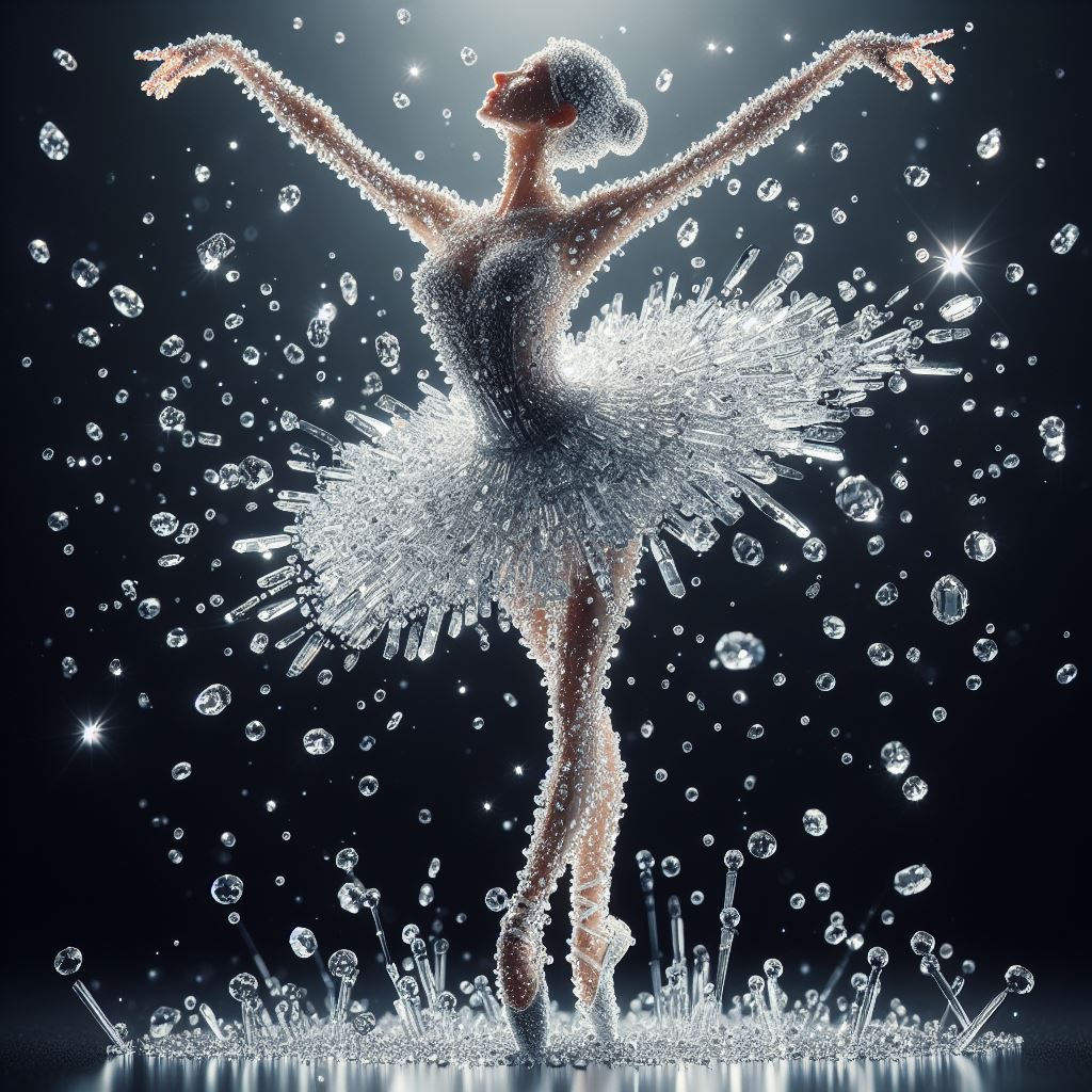 Crystal Ballerina 4 - AI Generated Artwork - NightCafe Creator
