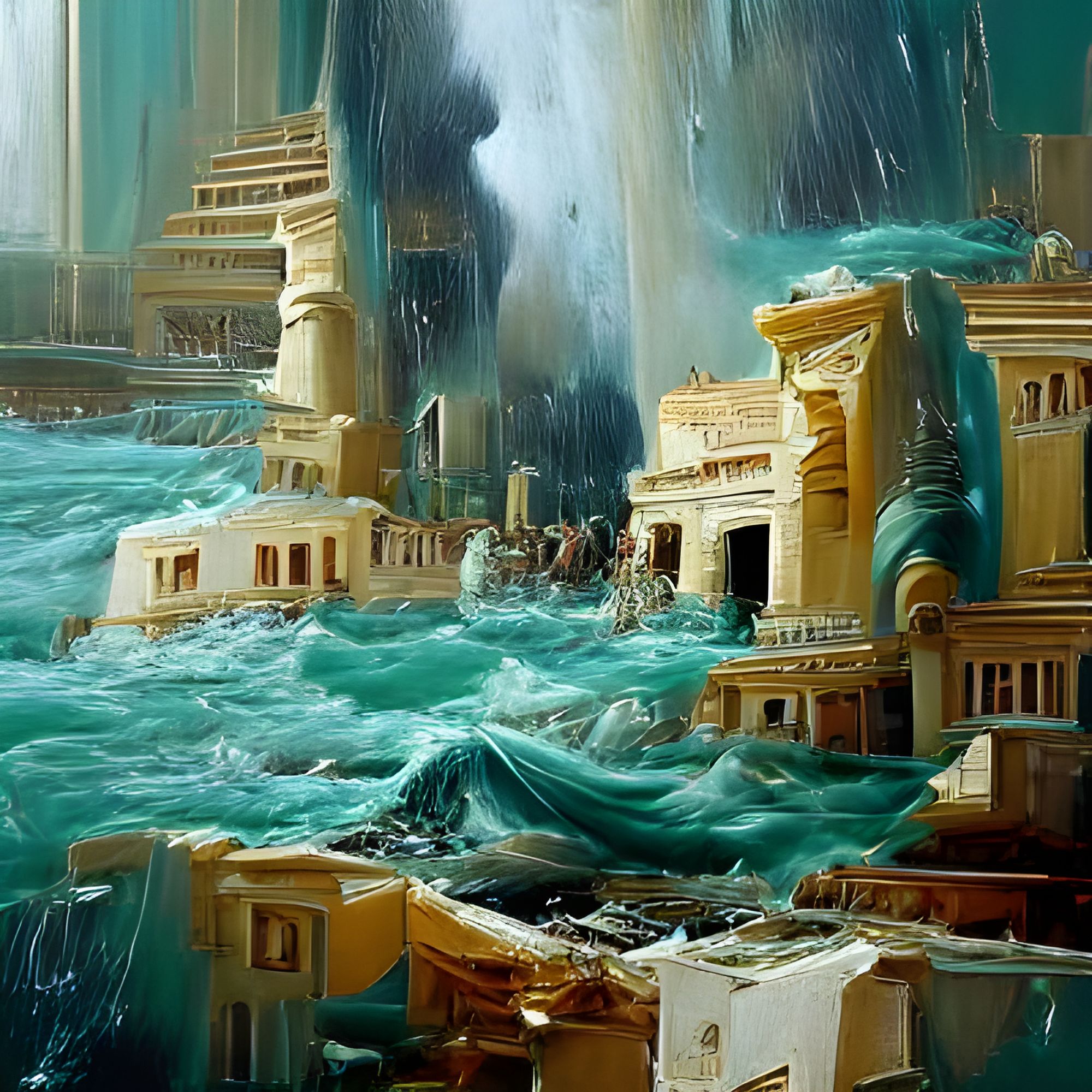 The destruction of Atlantis : r/nightcafe