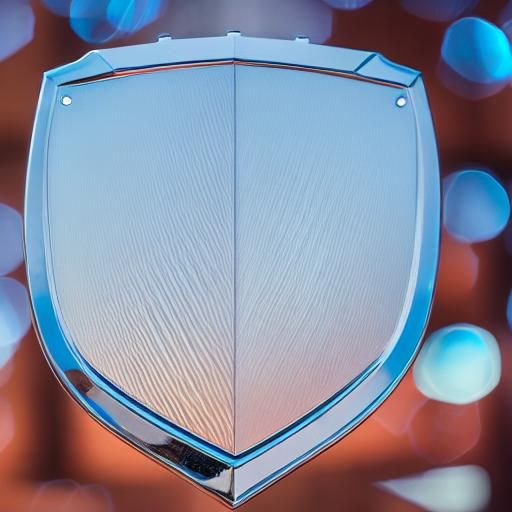 Chrome shield - AI Generated Artwork - NightCafe Creator