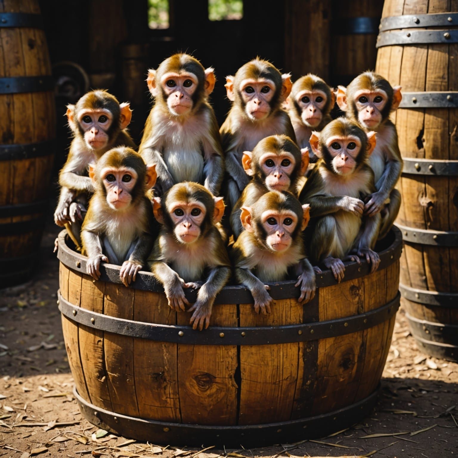 barrel full of monkeys...a fun game for the family??