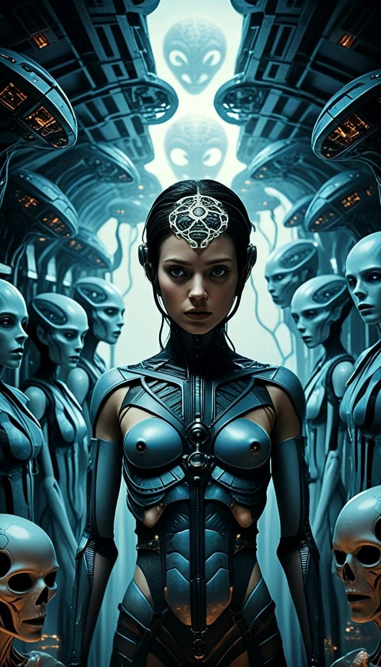 Society Under Influence - Alien Mind Control in a Dystopian...