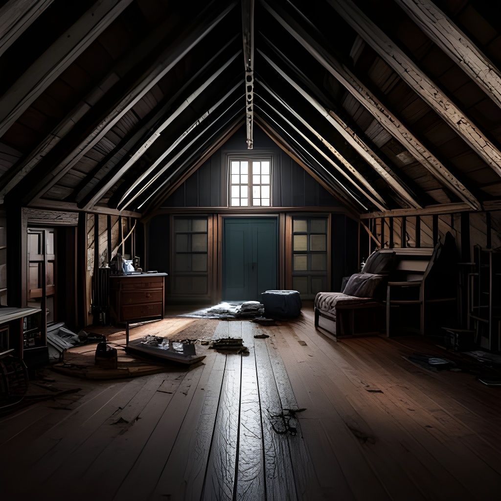 Old Attic - AI Generated Artwork - NightCafe Creator