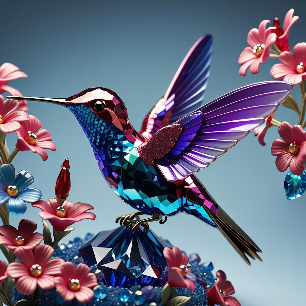 Hummingbird - AI Generated Artwork - NightCafe Creator
