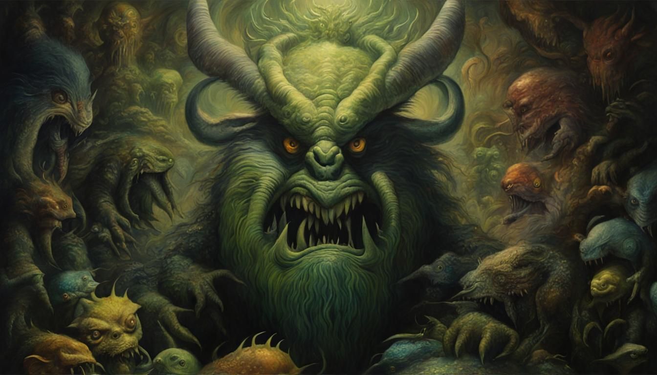 THERE ARE CRYPTOID MONSTERS IN WONDERLAND 7 - AI Generated Artwork ...