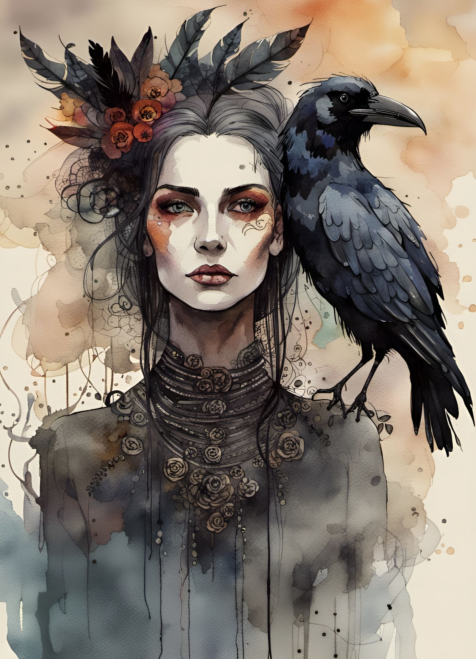 Crow - AI Generated Artwork - NightCafe Creator