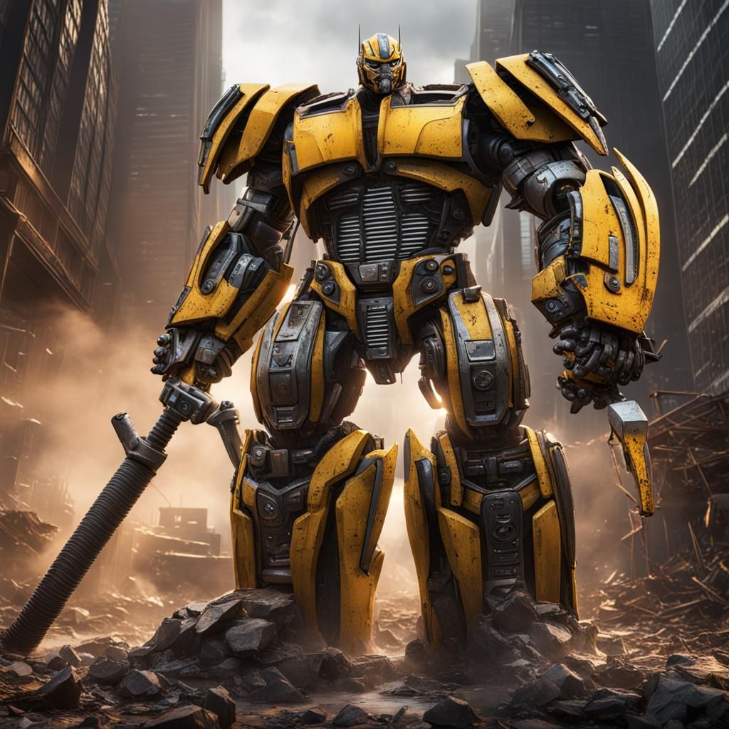 The Pittsburgh Steeler Transformer with a Hammer - AI Generated Artwork ...