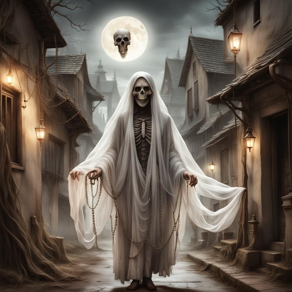 The little mist-shrouded village is haunted by creepy levitating ghosts ...