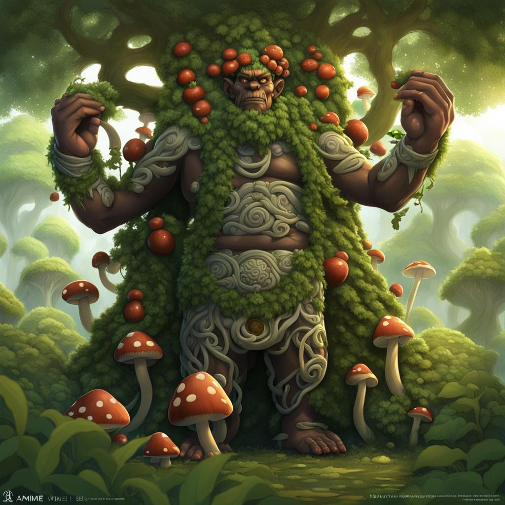 Edit: Haumia-tiketike, Māori God of Uncultivated food - AI Generated ...