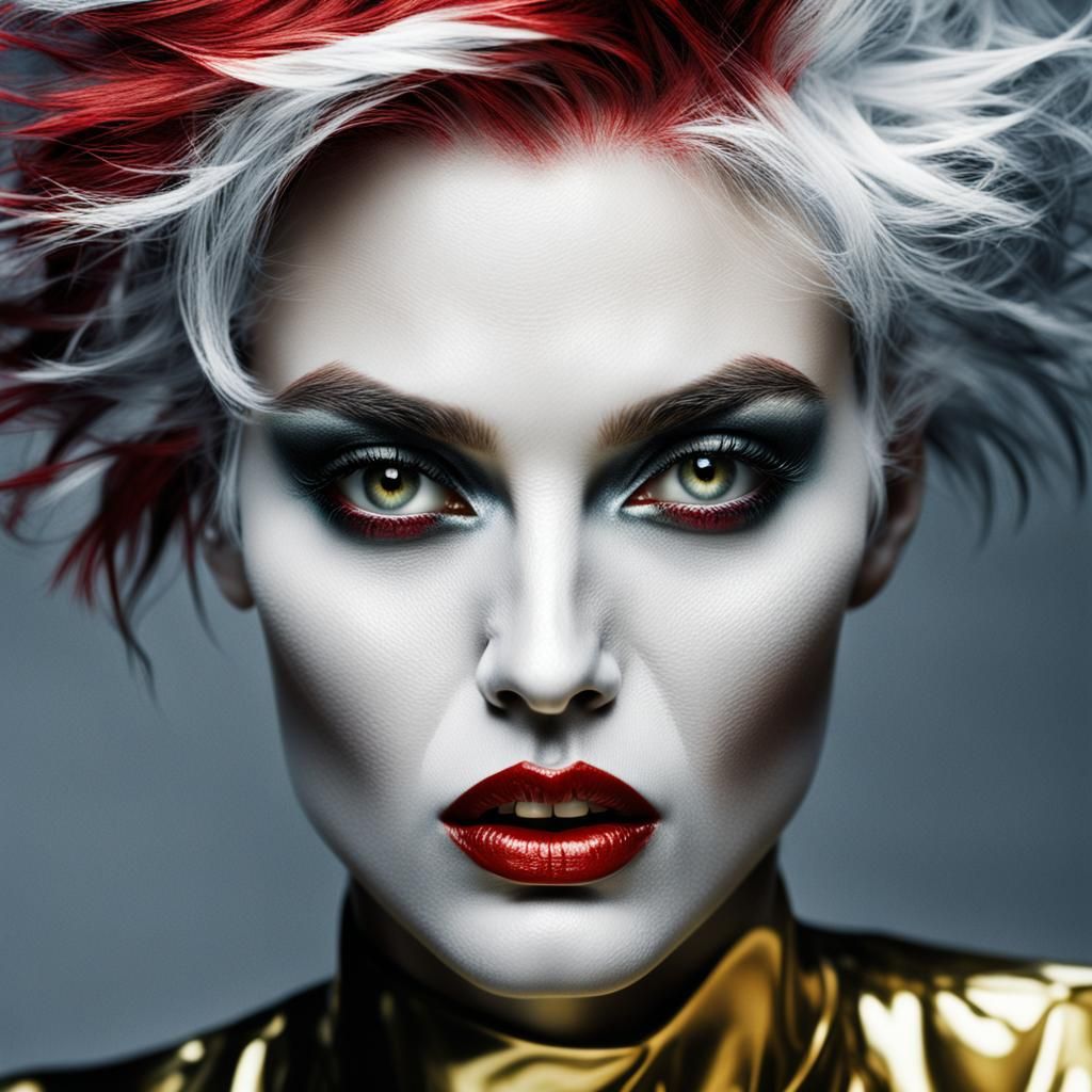 In this single exposure high fashion masterpiece, Vogue photographs in ...