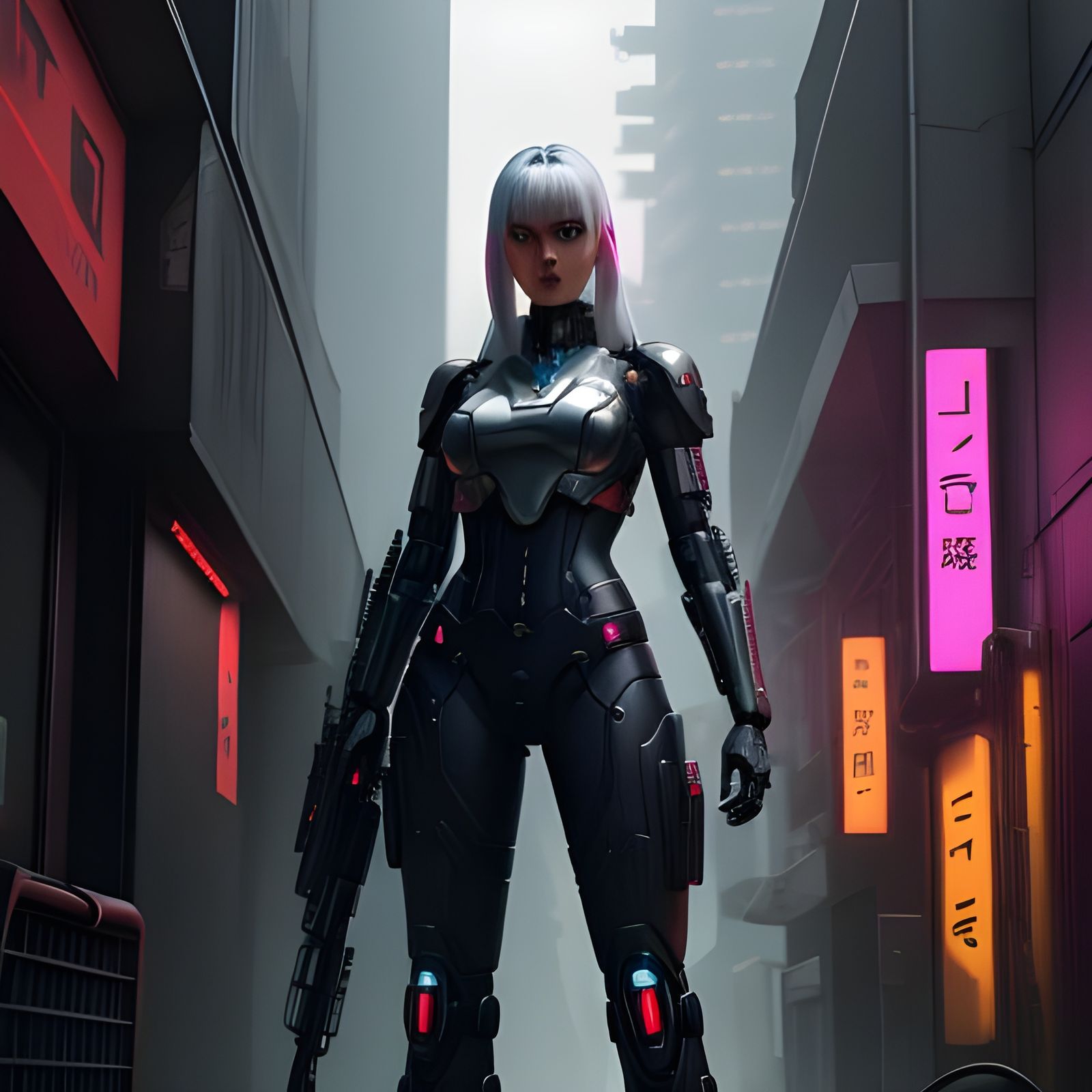 Cyborg Police - AI Generated Artwork - NightCafe Creator