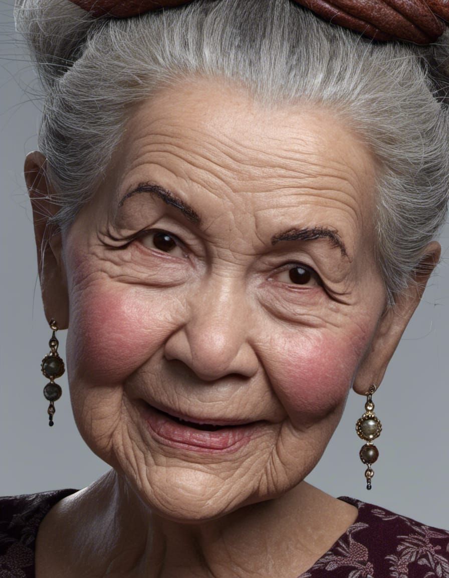 old woman - AI Generated Artwork - NightCafe Creator