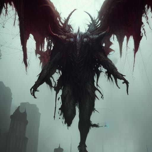 Demon Manifestations paranormal ultrarealiste 3DSurealisme détail a ...