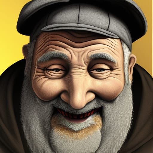 The Old Man - AI Generated Artwork - NightCafe Creator