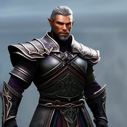 male elf, Skald's Meandering Melodies - AI Generated Artwork ...