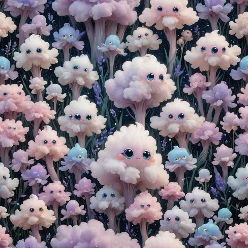 Growing Cloud Fae - AI Generated Artwork - NightCafe Creator