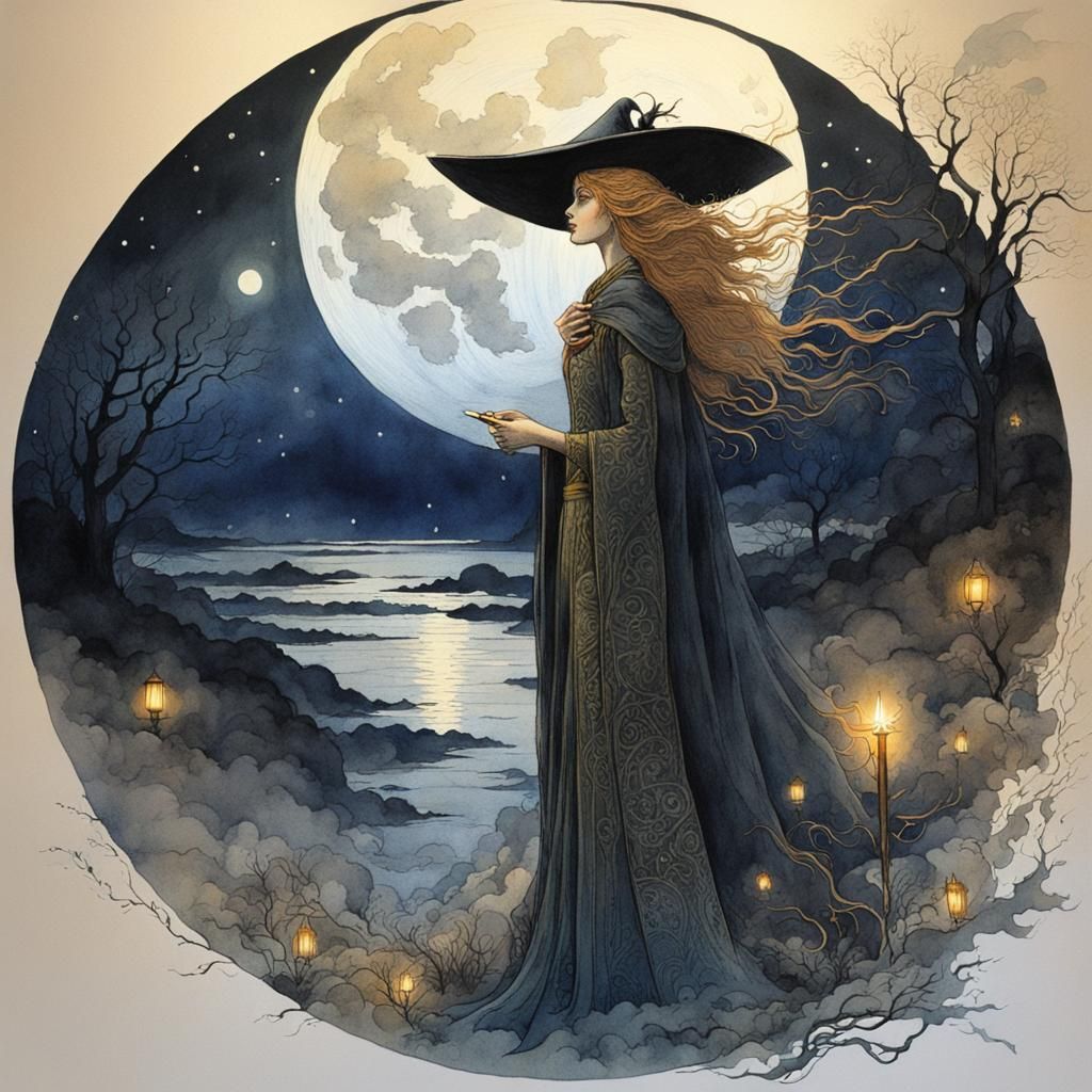 Moon Wanderer - AI Generated Artwork - NightCafe Creator