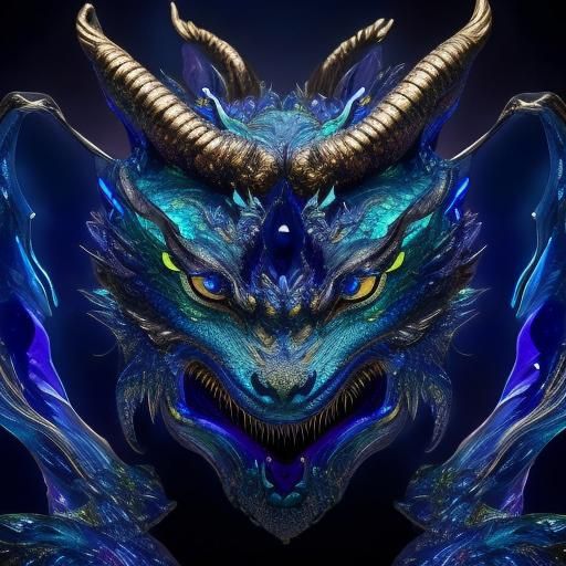 Blue Beast - AI Generated Artwork - NightCafe Creator