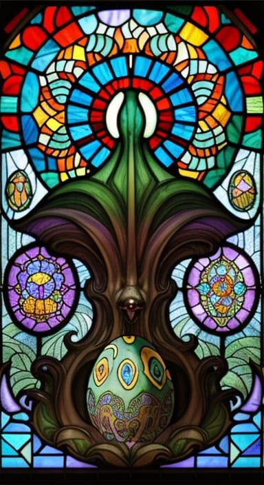 a happy cthulhu finds his easter egg