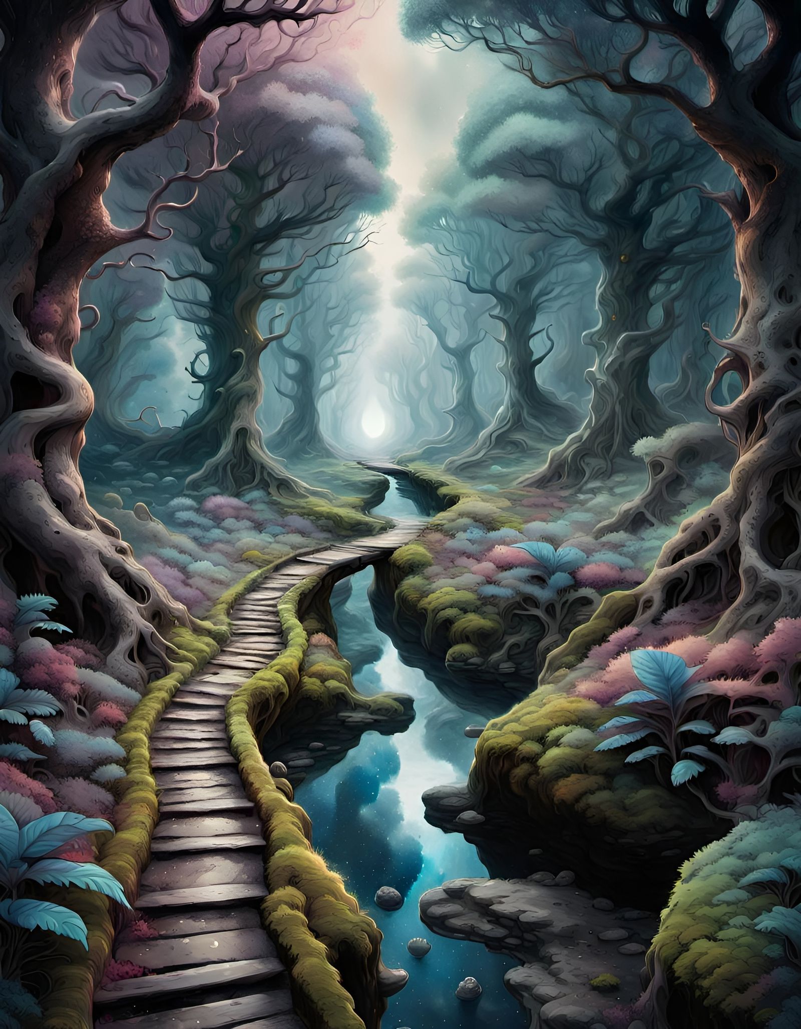 a path - AI Generated Artwork - NightCafe Creator