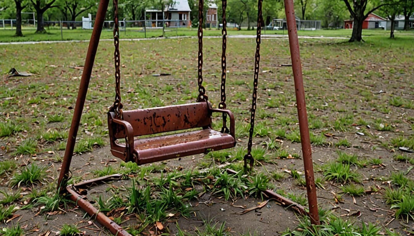 Rusted Witness A poem I am the rusted swing set in the abandoned ...