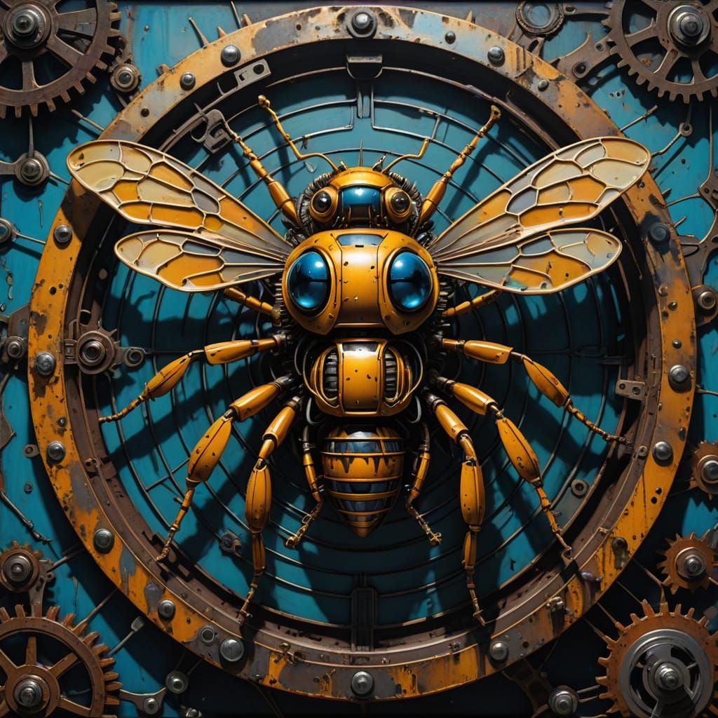 The bee was once like the honey bee, but the bee transcend into a ...