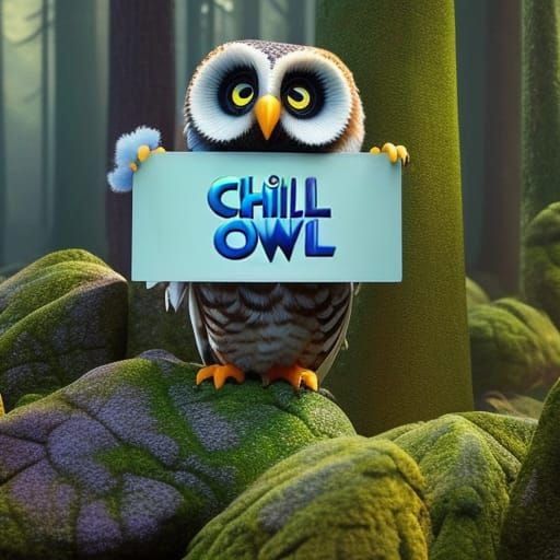 CHILL OWL - AI Generated Artwork - NightCafe Creator