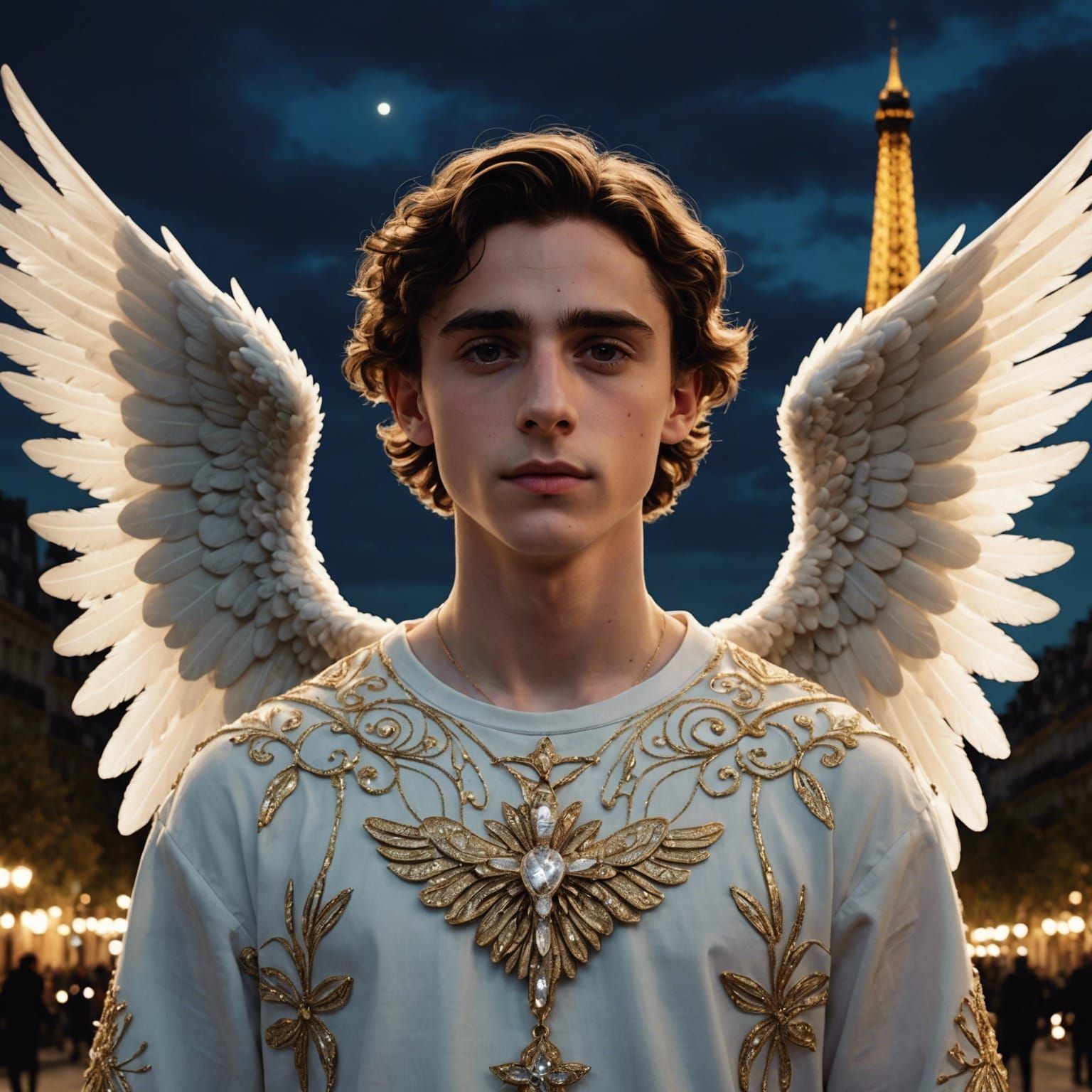 An angel in Paris - AI Generated Artwork - NightCafe Creator