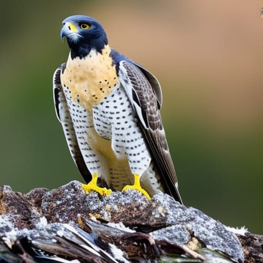 Peregrine Falcon Toy - AI Generated Artwork - NightCafe Creator