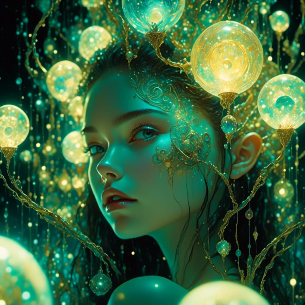 cute_alice_from_alice_in_wonderland_painting_the_moon_on_bioluminescent ...