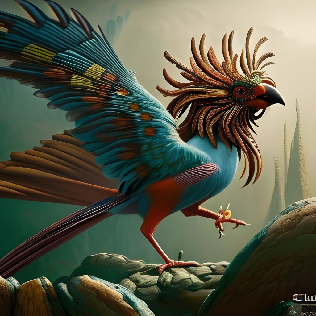 "Atotolin" - Aztec Culture - AI Generated Artwork - NightCafe Creator