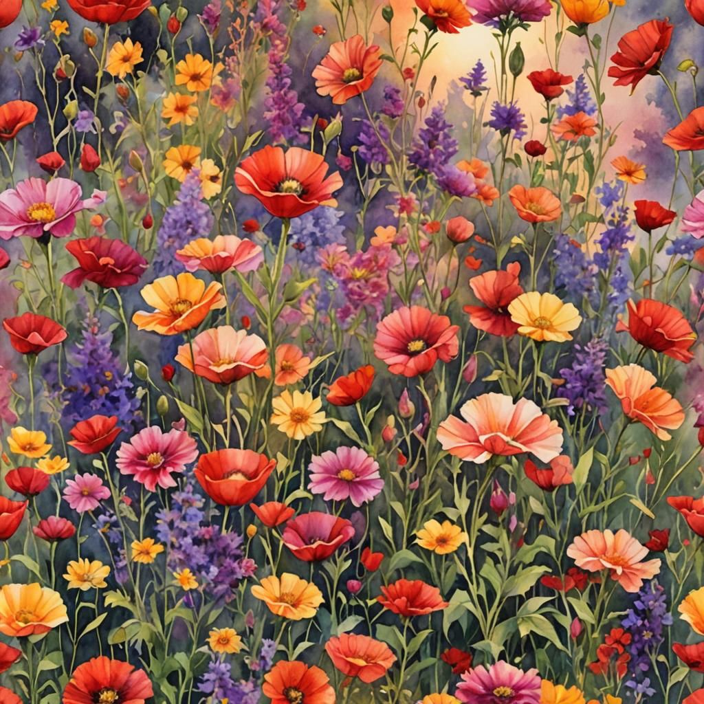 flowery - AI Generated Artwork - NightCafe Creator