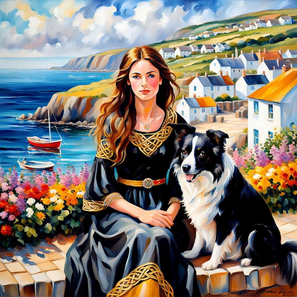 Celtic Cornwall (1) I am a Cornish Maid - AI Generated Artwork ...