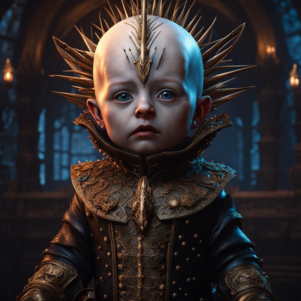 Pinhead as a baby - AI Generated Artwork - NightCafe Creator