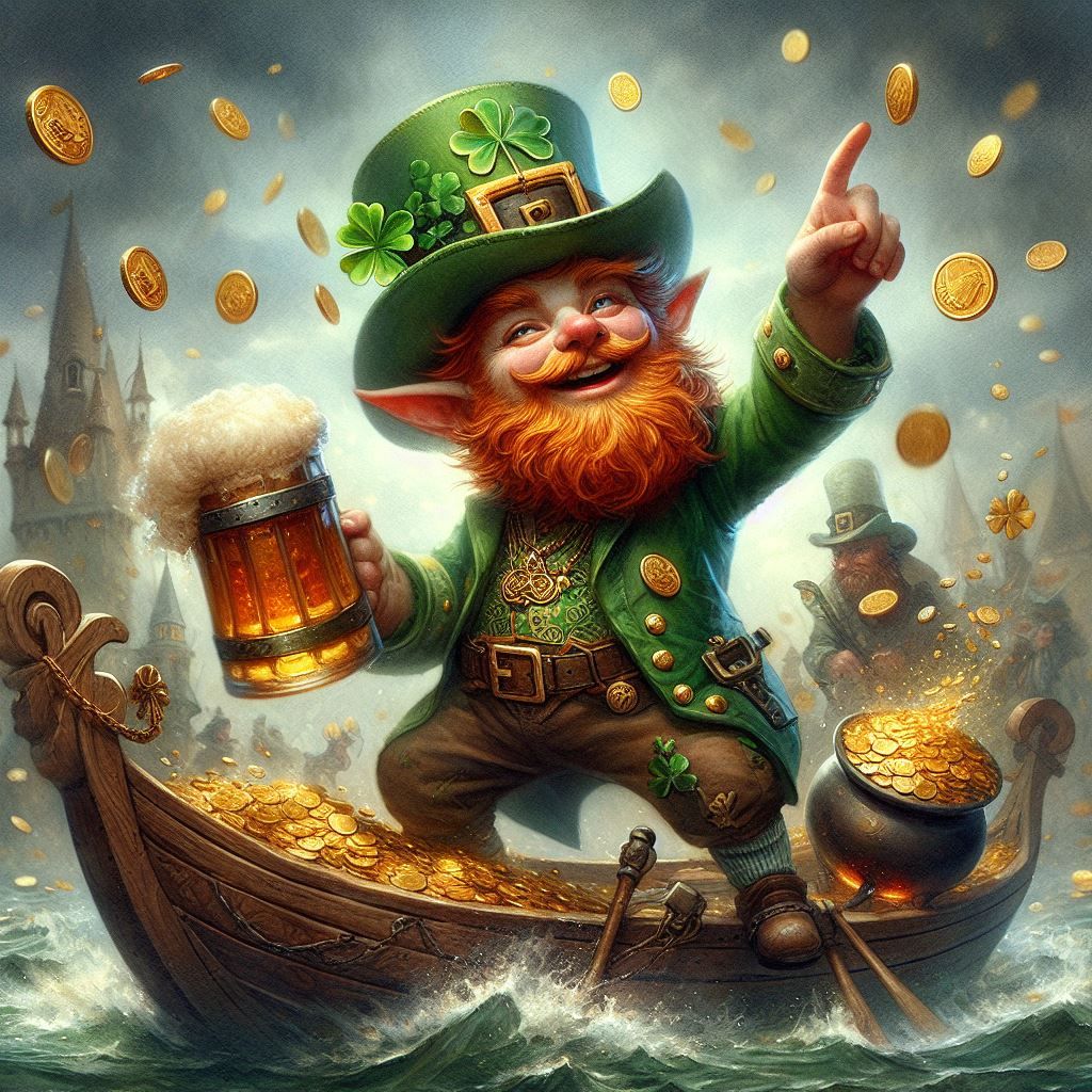 Yes !!! je pars avec le butin de la Saint Patrick !!! ... - AI ...