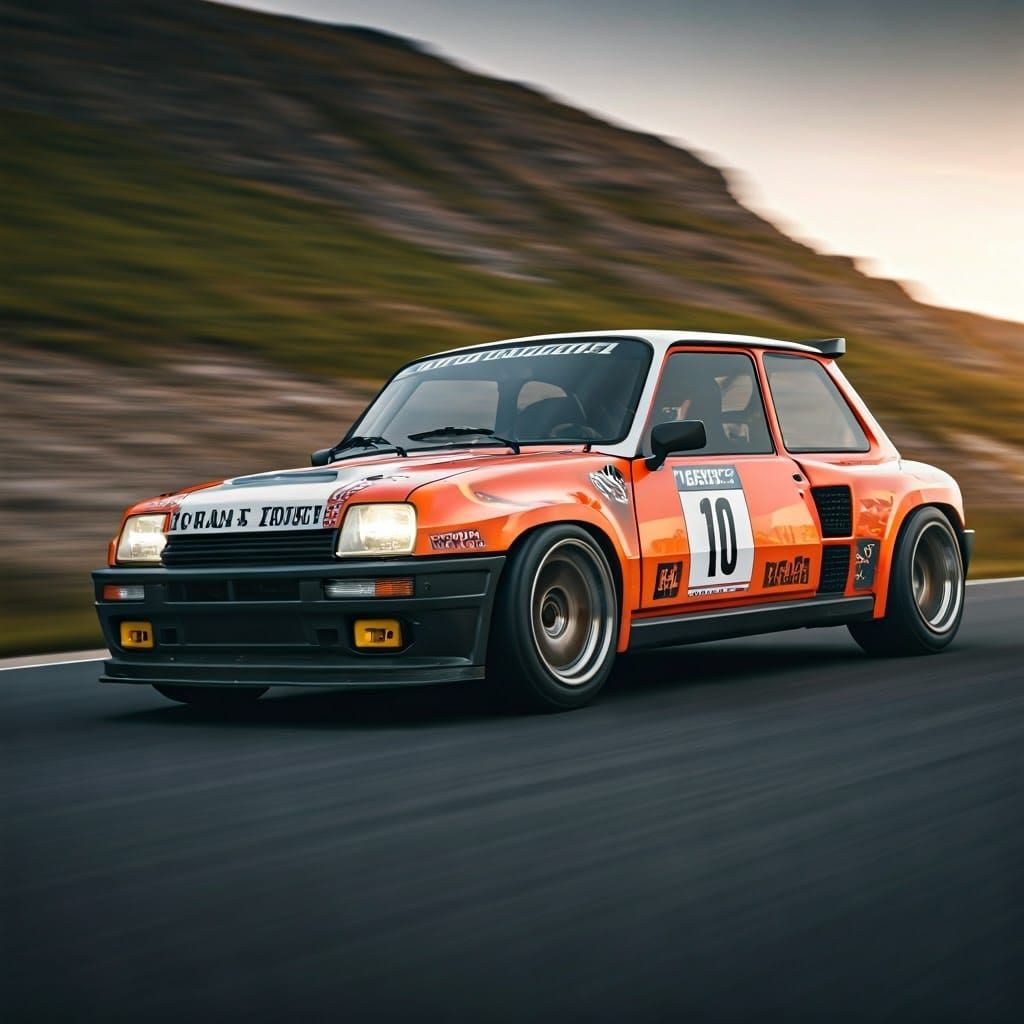 Futuristic Rally Car Concept - AI Art