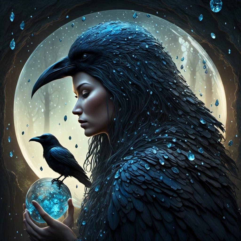 The Raven Master. - AI Generated Artwork - NightCafe Creator