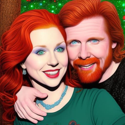 Smitten Gingers - AI Generated Artwork - NightCafe Creator