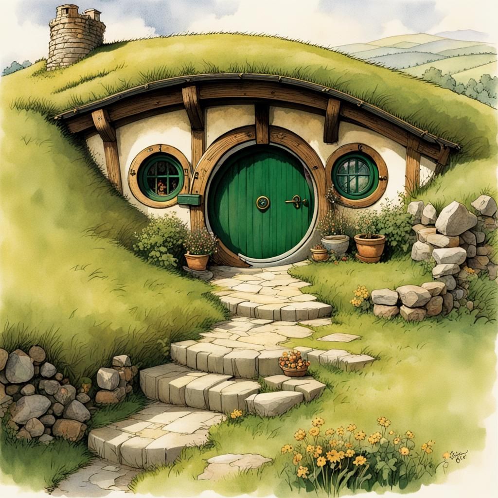 A large and comfortable Hobbit-hole, well-known as the home of Bilbo ...
