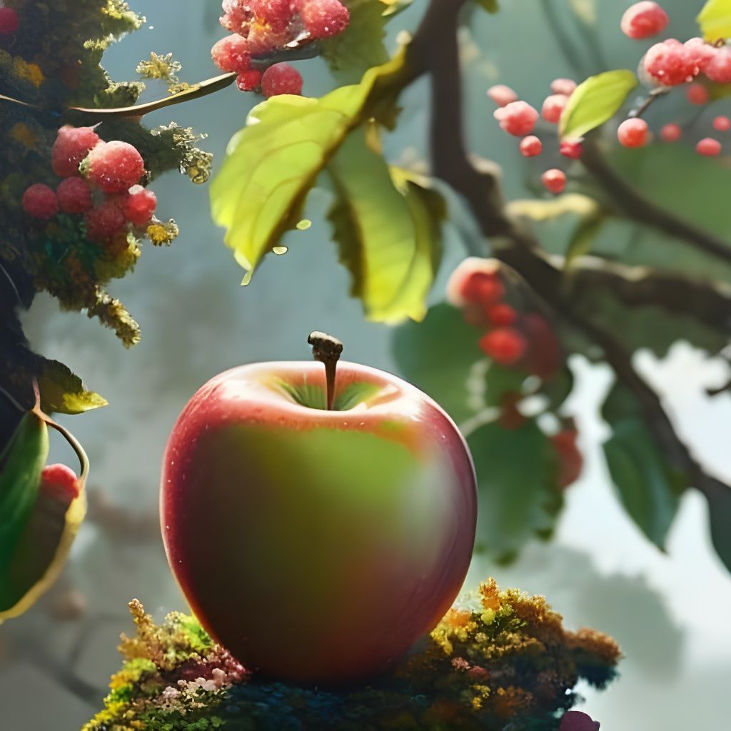 The apple does not fall far from the tree - AI Generated Artwork ...